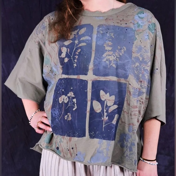 Blue Fish | Tops | Blue Fish Essential Tee In Caper | Poshmark